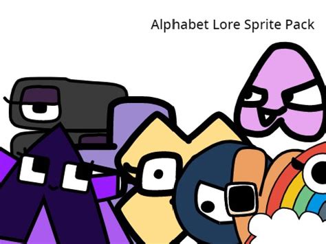 Credit Is Done Alphabet Lore Sprite Pack Remix
