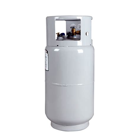 335 Lb Steel Forklift Cylinder With Fixed Liquid Level Relief Gauge
