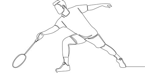 Badminton Racket Easy Drawing At Erin Sizemore Blog