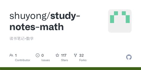 Study Notes Math Lie README Md At Master Shuyong Study Notes Math GitHub