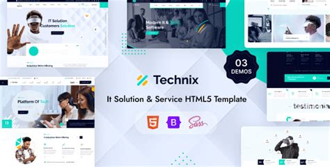 Technix Website Templates Themeforest