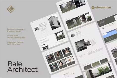 bale 1 0 0 architect elementor template kit gpl pugins club