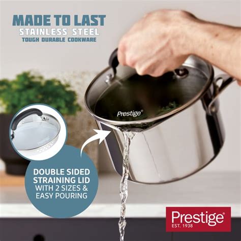 Prestige Made To Last 5 Piece Pan Set Dunelm