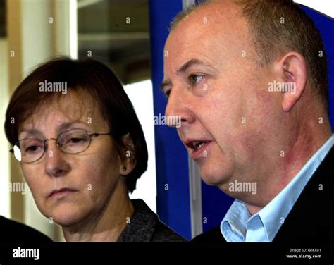 Crime Head Head Shot Speaking Paul Hilder Mary Hilder Hi Res Stock
