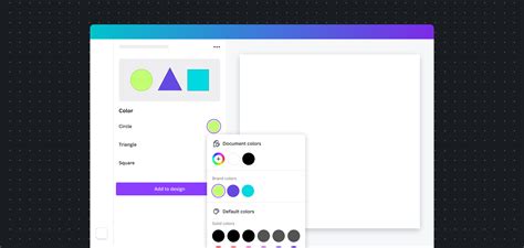 Color Selection Design Guidelines Canva Apps SDK Documentation