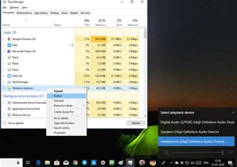 Taskbar Has Disappeared From The Desktop In Windows