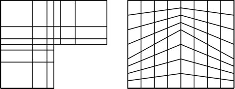 Some Meshes Used In Numerical Experiments Left An Initial Graded Mesh Download Scientific