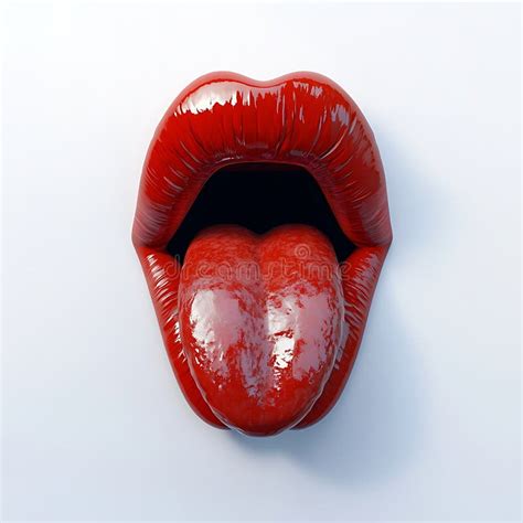 Red Glossy Tongue