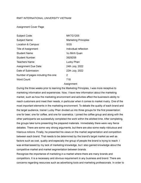 Mp Assignment 1 Vu Minh Quan Rmit International University Vietnam
