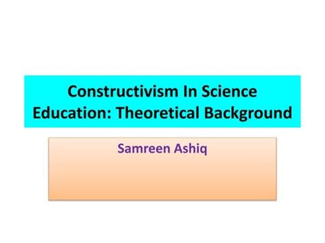 Jerome Bruners Theory Of Constructivism Pptx Education