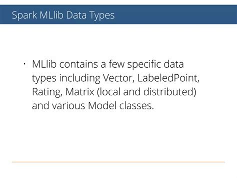 Machine Learning With Spark Mllib Ppt