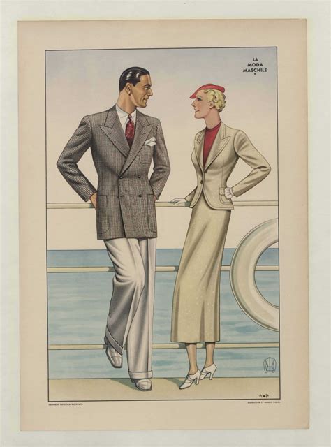 1930 Talets Herrmode Det Gyllene årtiondet För Klassiskt Herrmode