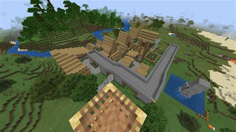 A Medieval Village That I Built I Ran Out Of Ideas Of What Houses To Build So If You Have Any