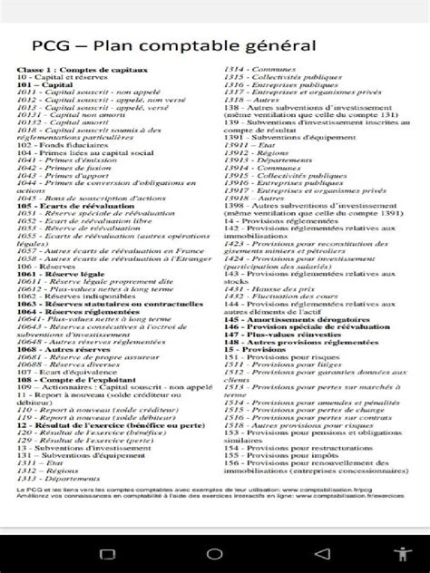 Plan Comptable 1 Pdf