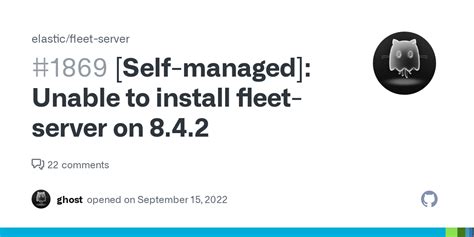 Self Managed Unable To Install Fleet Server On Issue Elastic Fleet Server
