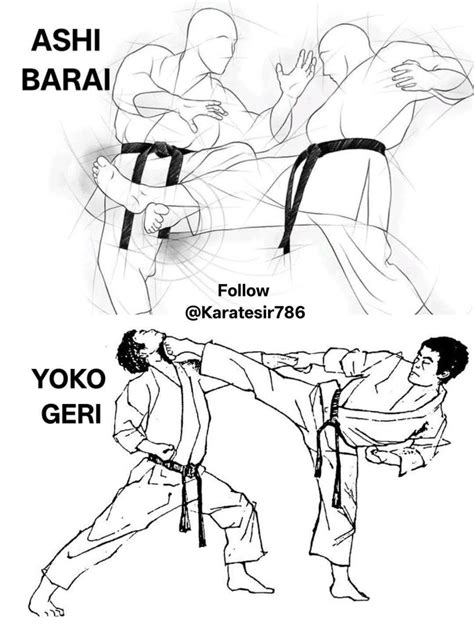 Karate 1 Ashi Barai Leg Sweep Ashi Barai 足払い Also Known As The