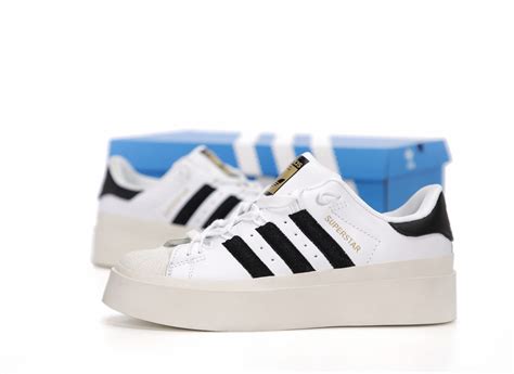 Adidas Superstar Platform Bonega Кеды женские на платформе белые Адидас ...
