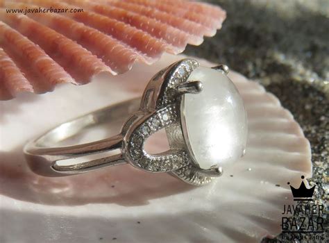 انگشتر نقره در نجف طرح شیوا زنانه کد 43431 Gemstone Rings Gemstones