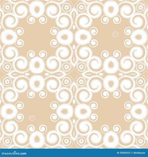 Swirly Seamless Pattern Stock Vector Illustration Of Decoration 92059337