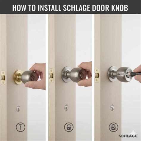 How To Install Schlage Door Knob Essential Guide