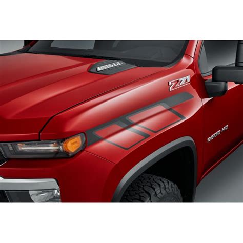 2020 2025 Chevrolet Silverado 2500hd3500hd Fender Hash Mark Decal Package