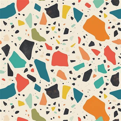 Premium Photo Colorful Terrazzo Pattern