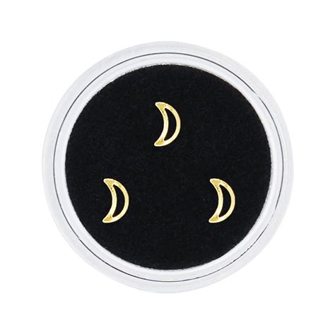 3pcsbox Dental Tooth Gem Metal Tooth Ornament Tailor Made Various