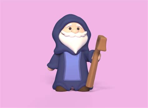 3d File Cute Mage 🧙・3d Printer Model To Download・cults