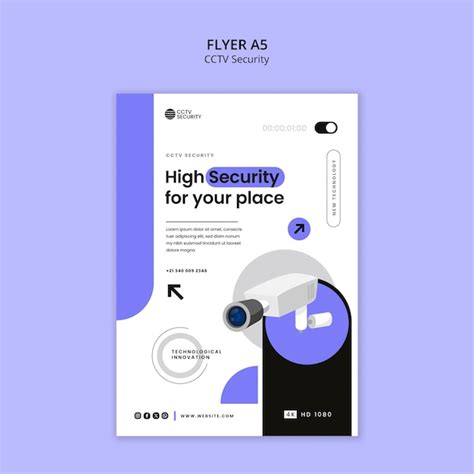 Free Psd Cctv Security Template Design