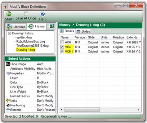 Modify Cad Block Definitions