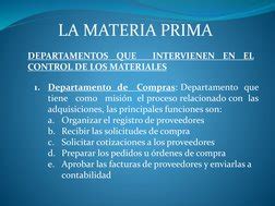 Materia Prima En Contabilidad Y Control Pdf Materia Prima