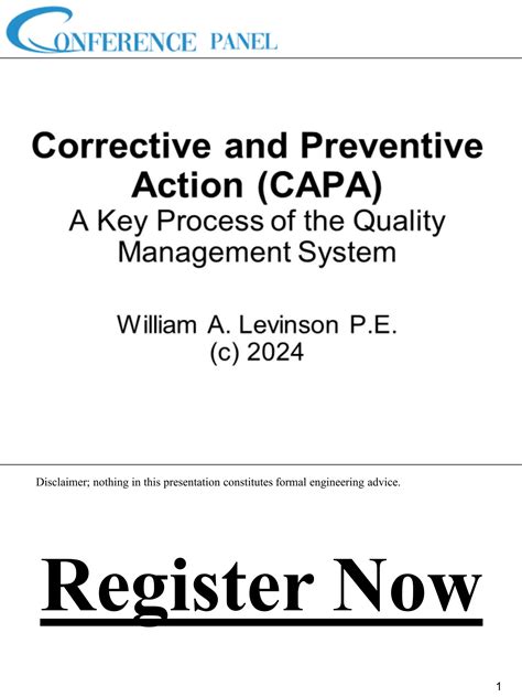Corrective And Preventive Action Capa Our Most Important Quality
