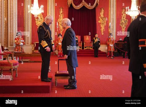 Sir John Rutter Composer Is Made A Knight Bachelor By King Charles Iii At Buckingham Palace