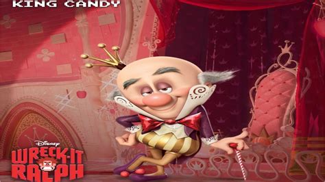 Sugar Rush Speedway King Candy On The Sugar Rush Track Youtube