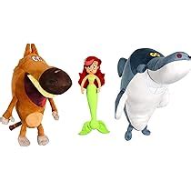 Sharko And Marina Wedding Zig And Sharko Plush Dolls Bundle