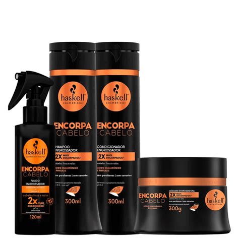 Kit Haskell Encorpa Cabelo Completo Beleza Na Web Kit Haskell Encorpa Cabelo Completo Beleza Na Web