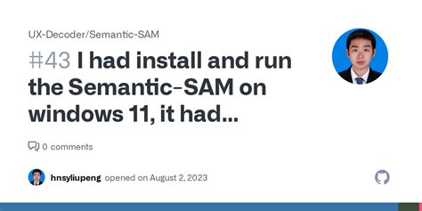 I Had Install And Run The Semantic SAM On Windows It Had Ocurrs The Error Can You Help Me
