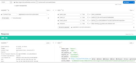 Azure Access A Blob File Via URI Over A Web Browser Using New AAD Based Access Control Stack