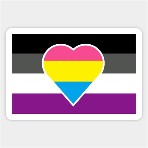 Panromantic Asexual Flag Panromantic Sticker Teepublic