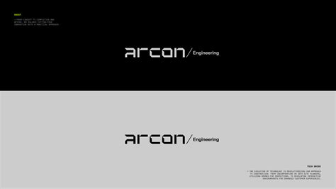 Arcon Engineering Visual Identity Behance