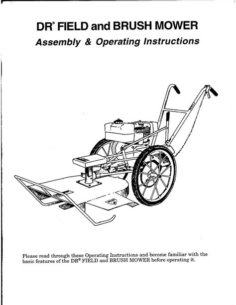 Dr Field And Brush Mower Parts Diagram Guide