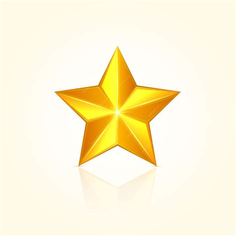 Estrella De Oro Vector Premium