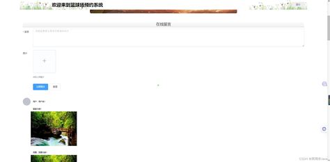 基于SSM vue的篮球场预约管理系统Java毕业设计 基于ssm框架的场馆预约 CSDN博客