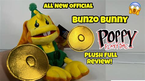 Official Poppy Playtime Bunzo Bunny Plush Full Review Youtube