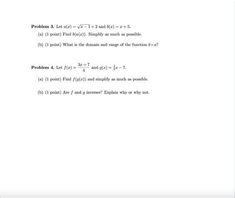 Solved Problem 3 Let Axx−12 And Bxx5 A 1 Point