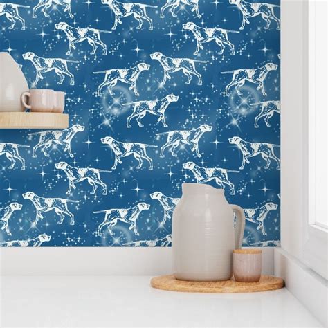 Pointers And Stars Wallpaper Spoonflower