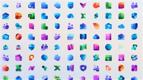 Microsoft Office Steps Up To The Desk With Colorful Bubbly Icons