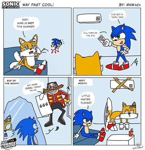 Sonic Takes “way Past Cool” Too Literally In This Weeks Fast Friends