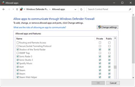 How To Edit The List Of Allowed Apps In Windows Defender Firewall And
