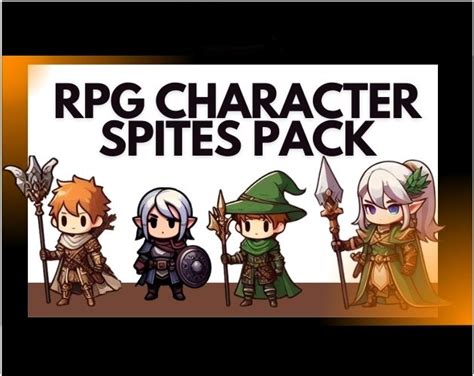 Rpg Character Sprites Pack By Joaovitron Rpg Character Sprites Pack By Joaovitron